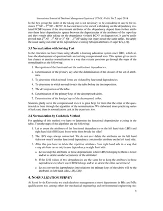 The efficiency examination of teaching of different normalization methods | PDF