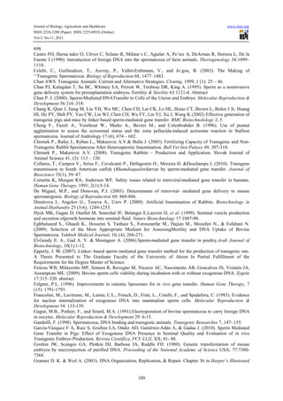 The efficiency of transgenesis by restriction enzyme mediated integration sperm mediated gene ...
