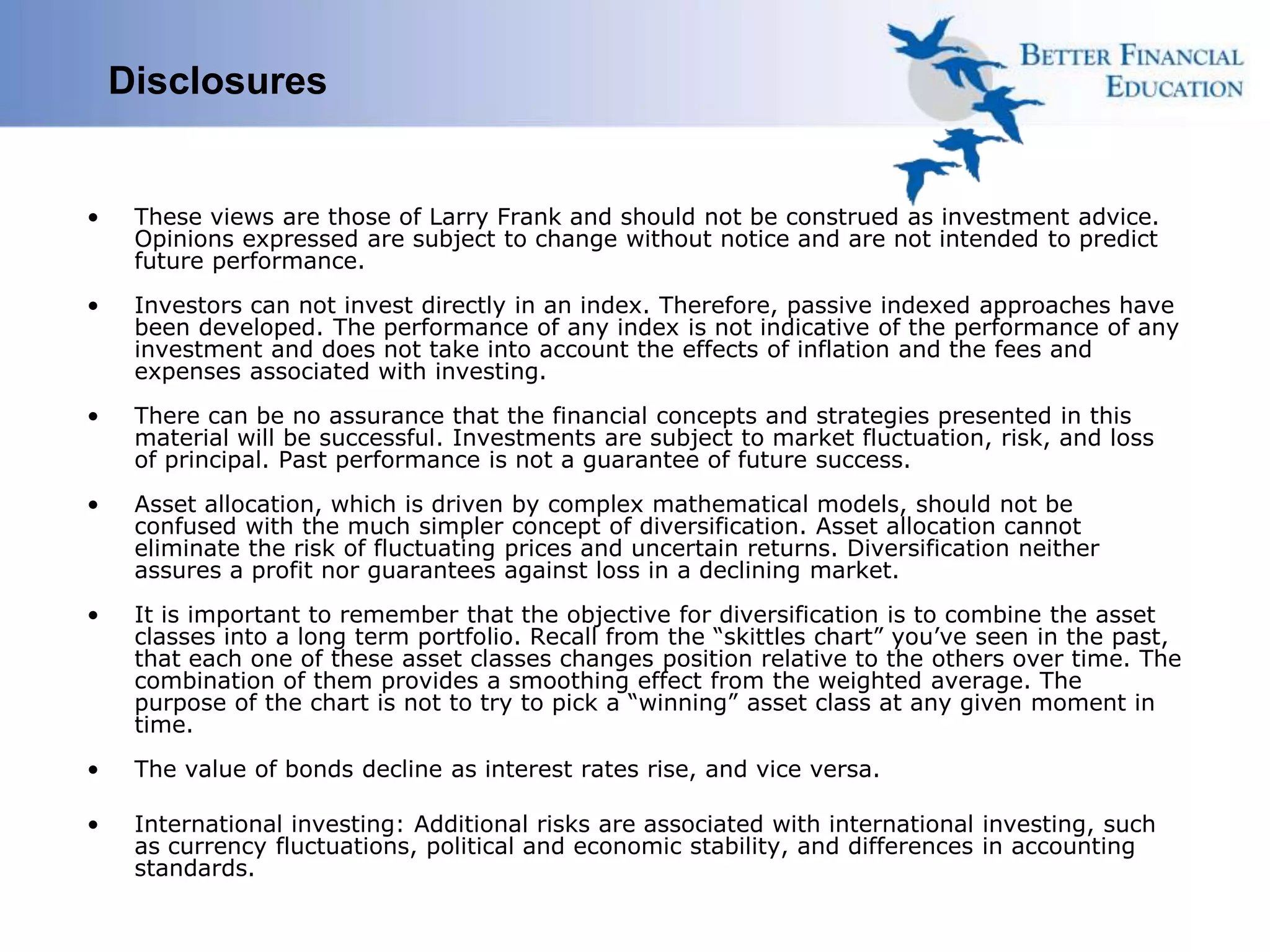 The efficient frontier range explained | PPSX