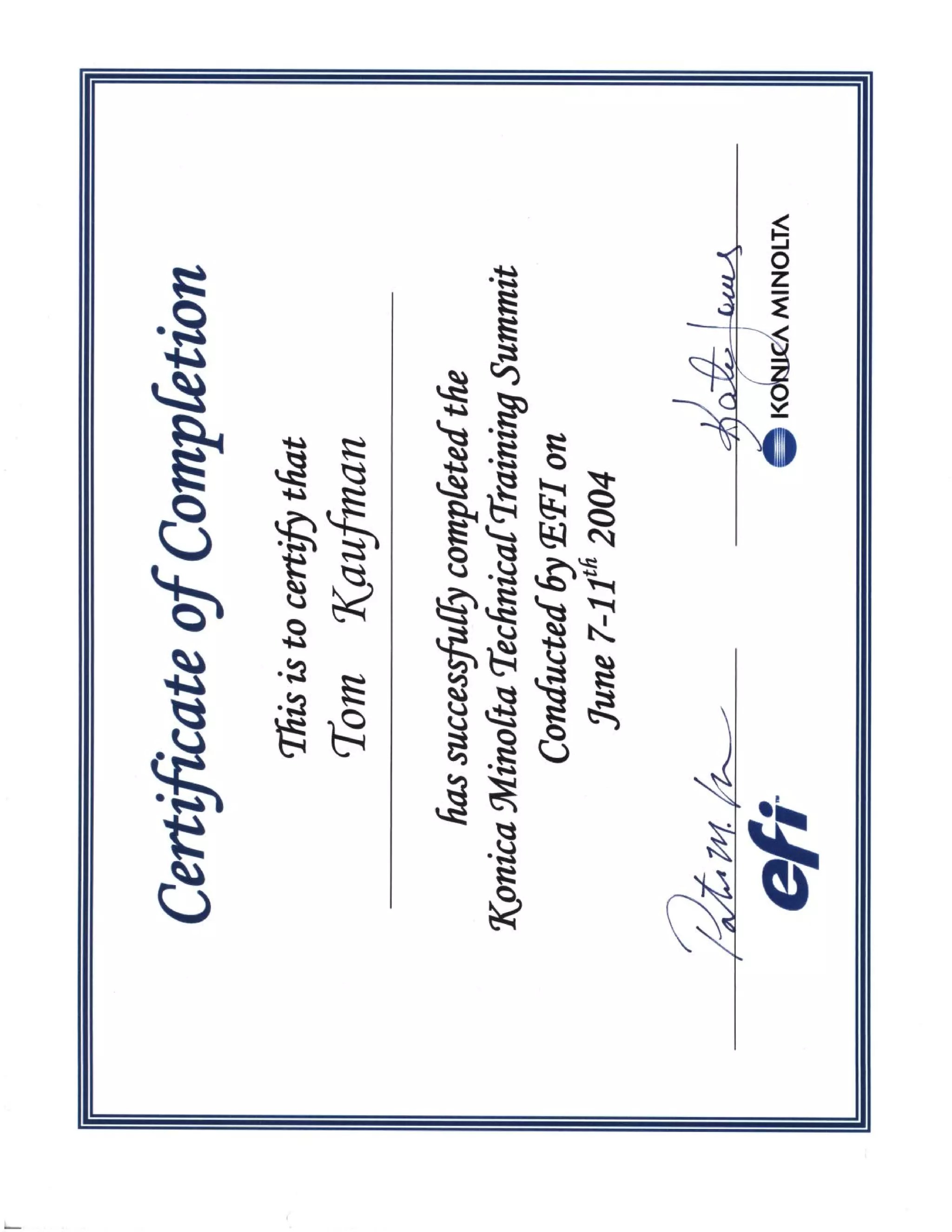 The Efi National Technical Summit With Kmbs | PDF