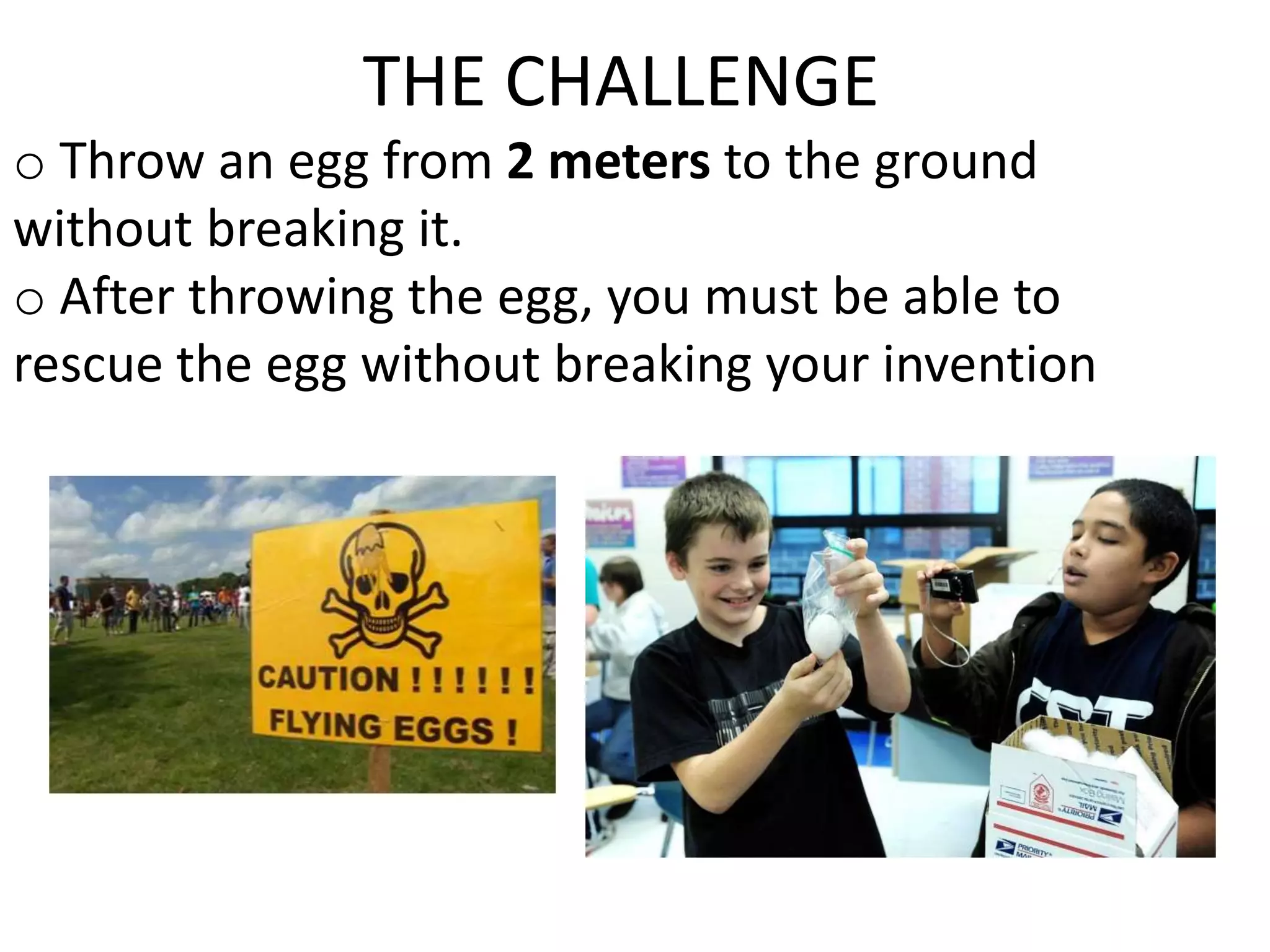 The egg challenge | PPT