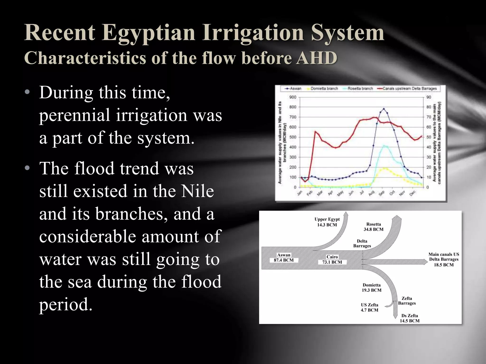The egyptian irrigation in the modern history | PPTX