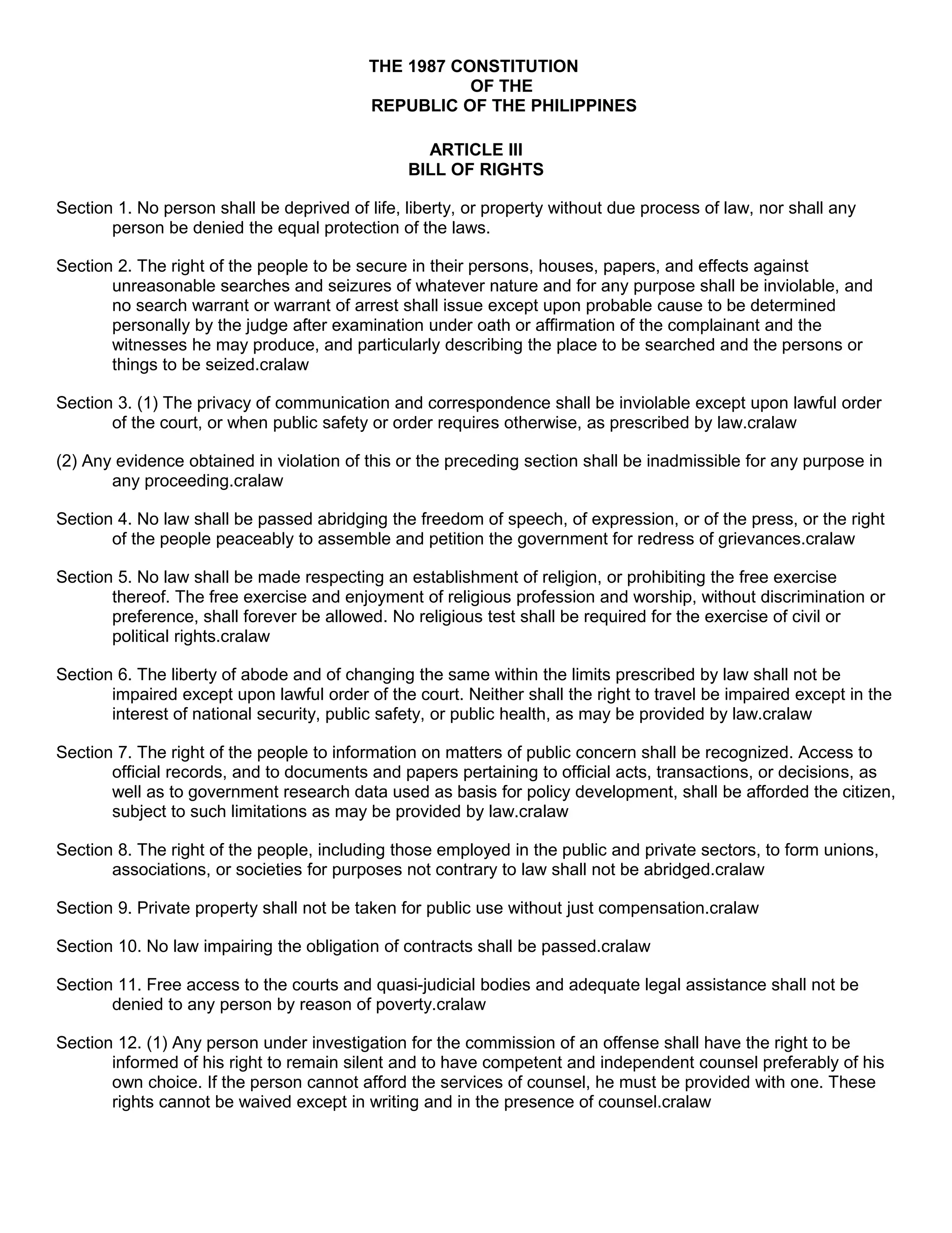 The eight basic consumer rights | DOC