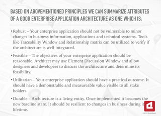 The Eight Building Blocks of Enterprise Application Architecture | PPT