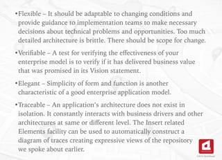 The Eight Building Blocks of Enterprise Application Architecture | PPT
