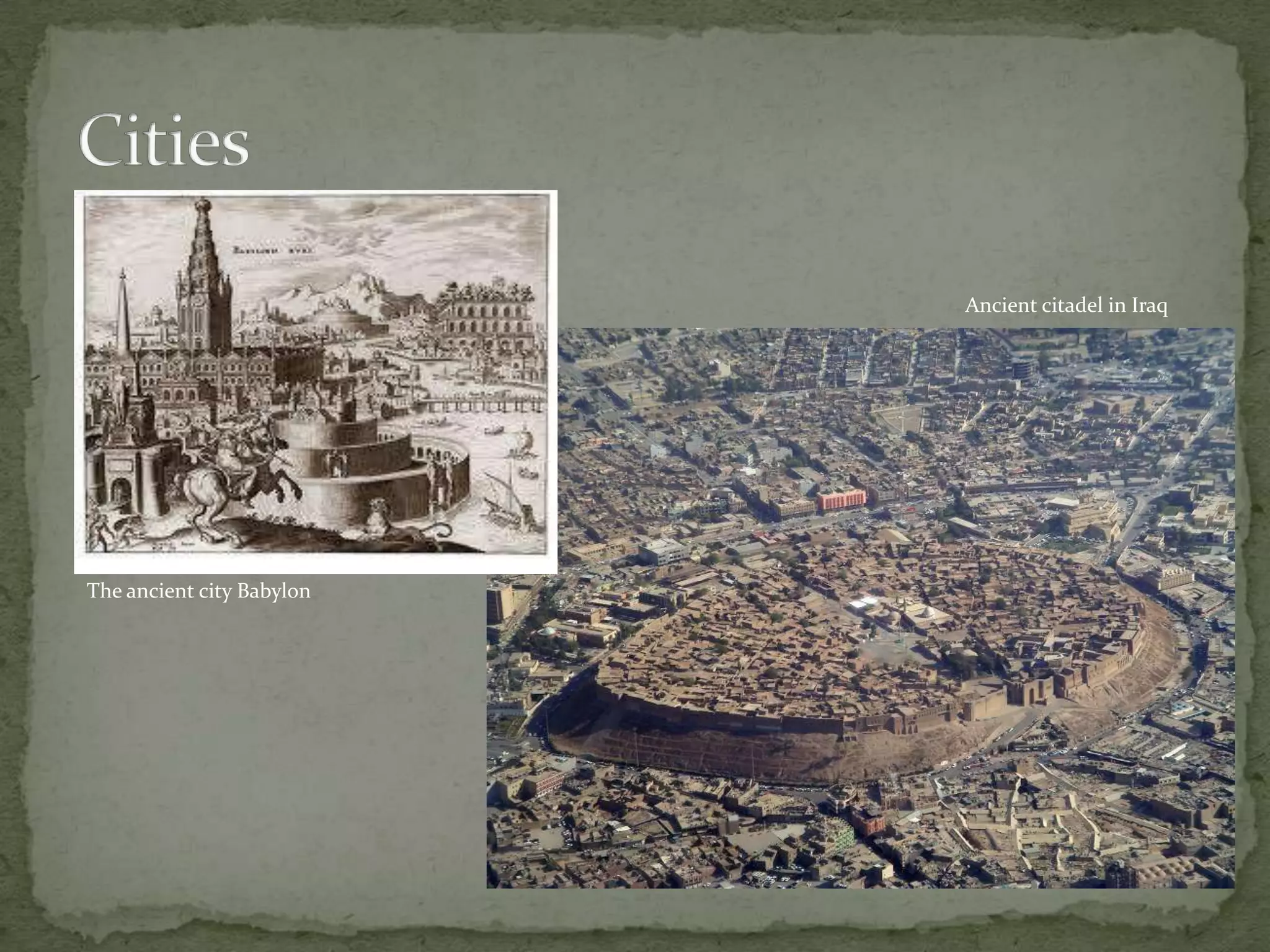 The eight characteristics of civilization.ce