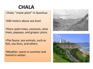 The eight natural regions of peru | PPT