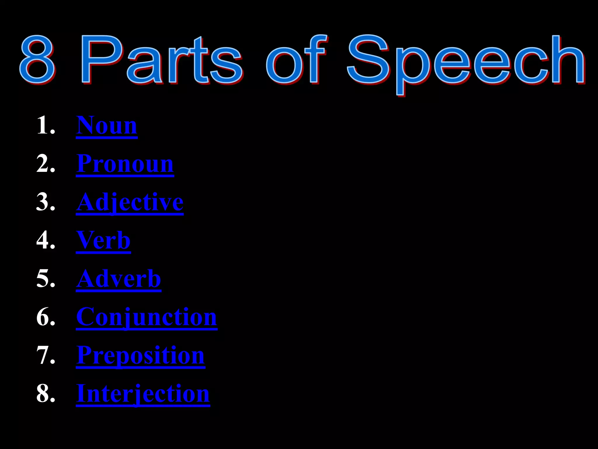 The Eight Parts of Speech.ppt