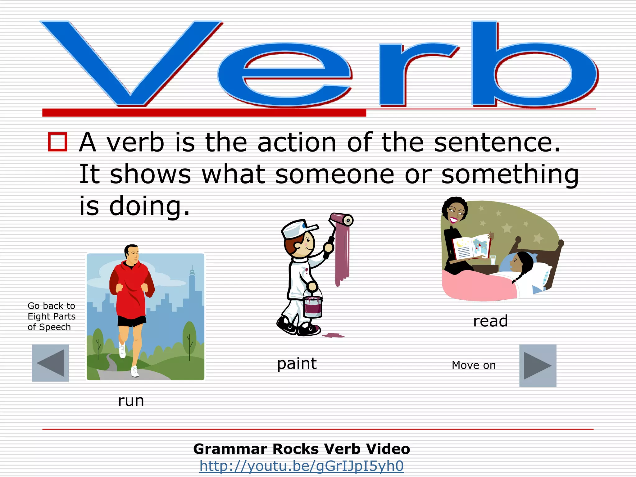 8 Parts of Speech PowerPoint | PPT