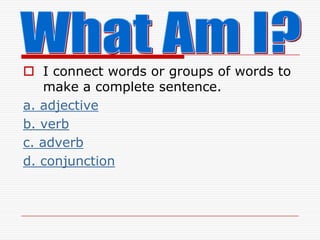 8 Parts of Speech PowerPoint | PPT