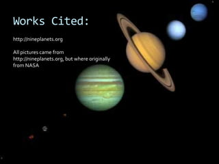 The Eight Planets | PPTX
