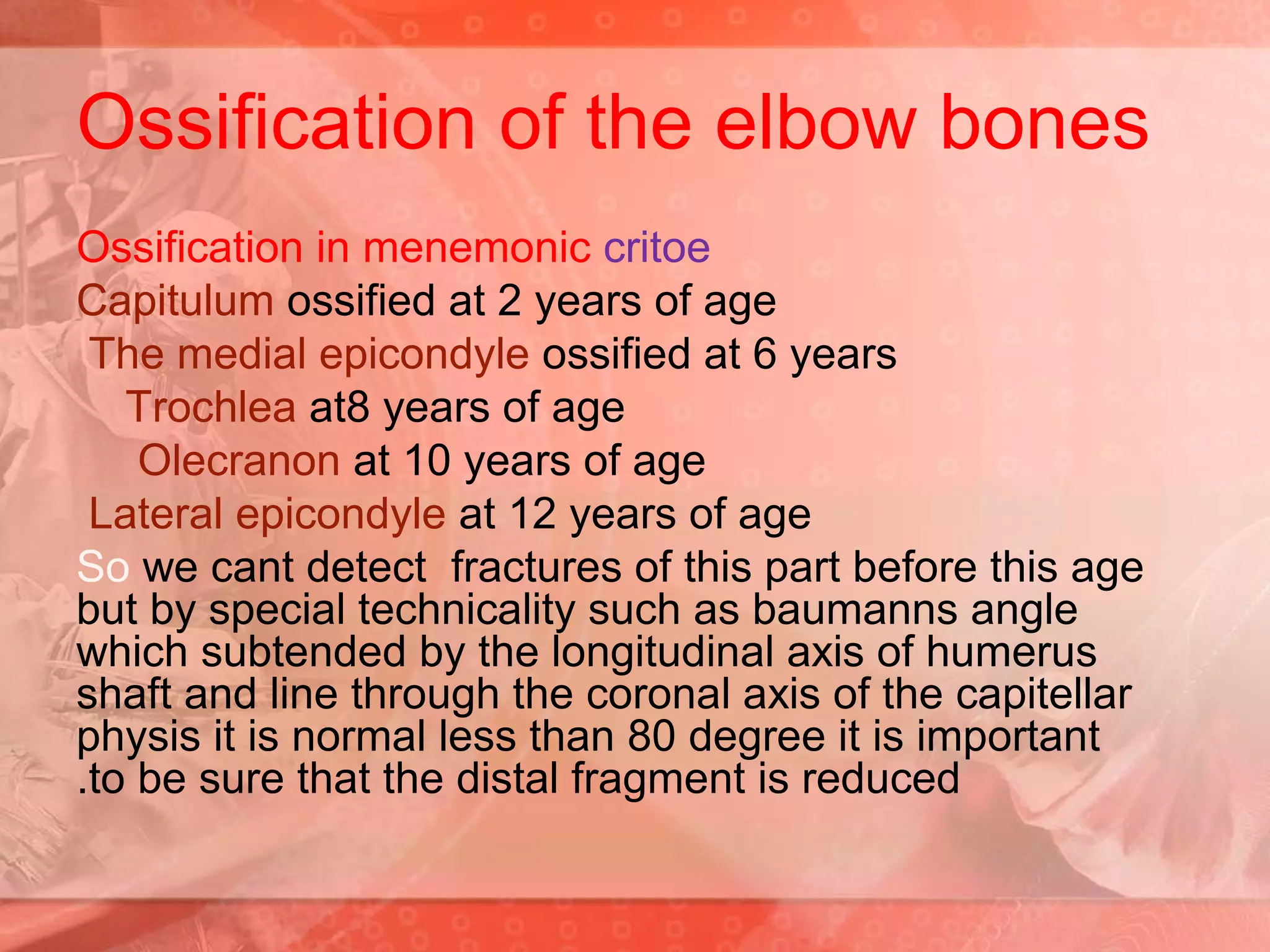 The elbow fracture | PPT