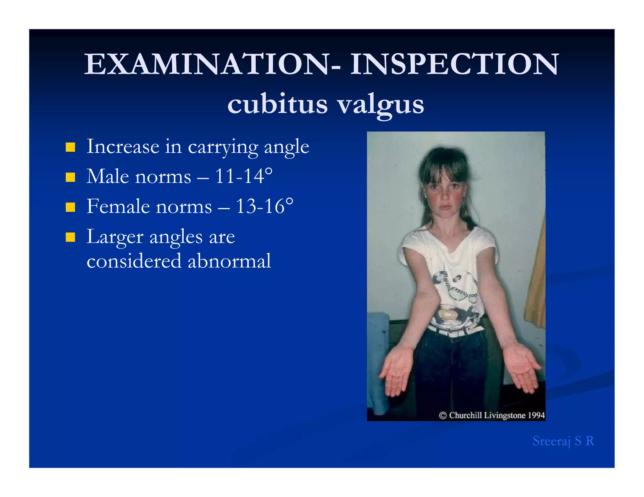 The Elbow, Examination | PDF