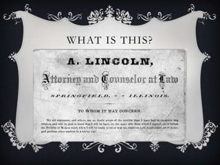 The Election of 1864 presentation | PPTX