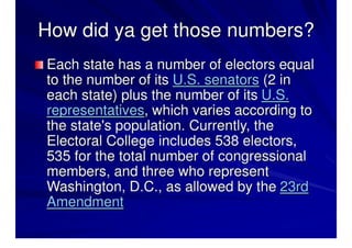 The Electoral College | PPT