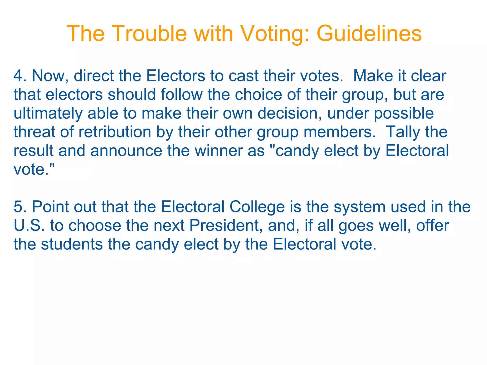 The Electoral College Part I | PPT