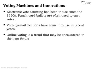 The Electoral Process | PPT