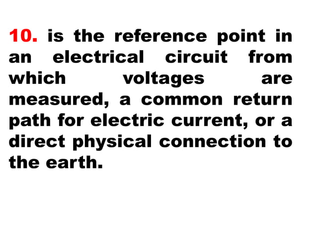 T he electric circuit term | PPT