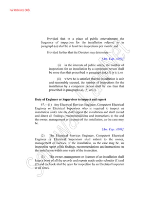 The electricity rules 1999 | PDF