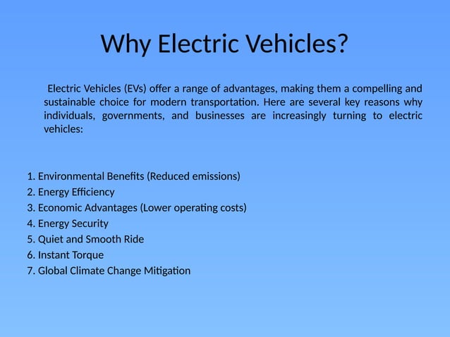 NEW AGE OF The Electric Vehicle Revolution | PPTX | Green Vehicles ...