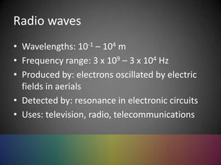 The electromagnetic spectrum | PPTX