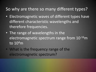 The electromagnetic spectrum | PPTX