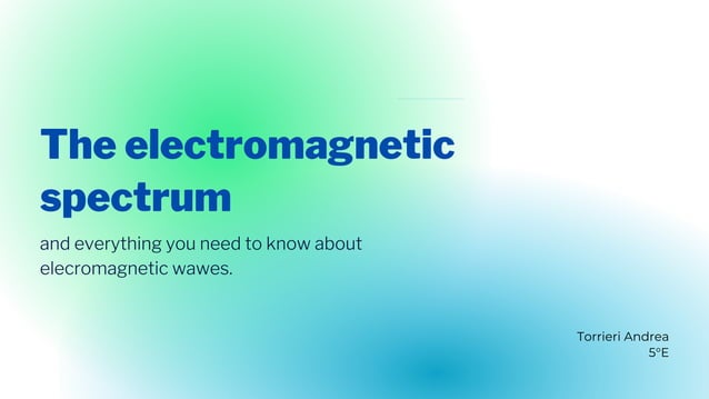 The electromagnetic spectrum | PPT
