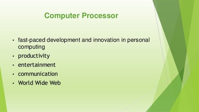 The Electronic Period