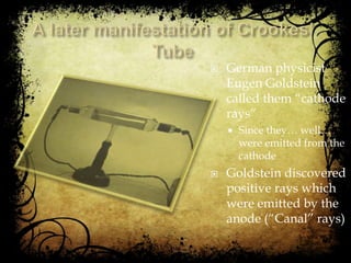 discovery of electrons | PPTX