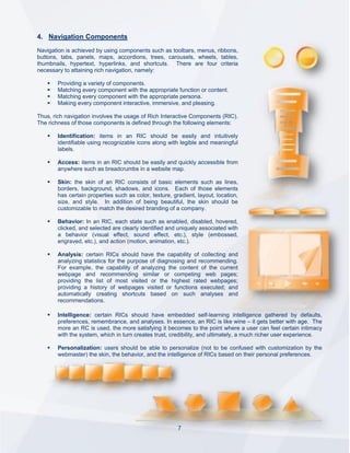 The Elements Of Rich Navigation by Luristic | PDF