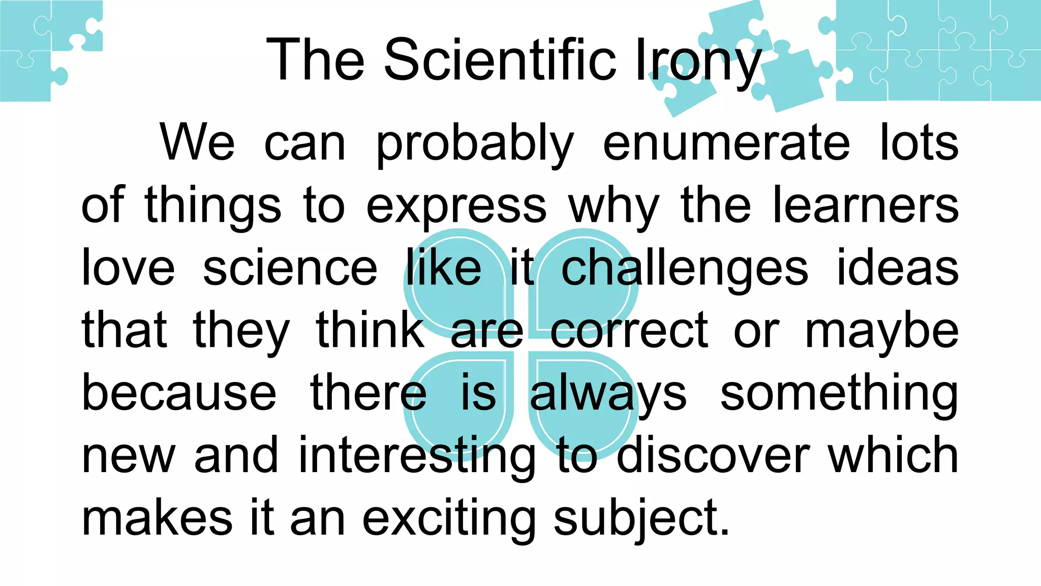 The elementary science curriculum | PPTX