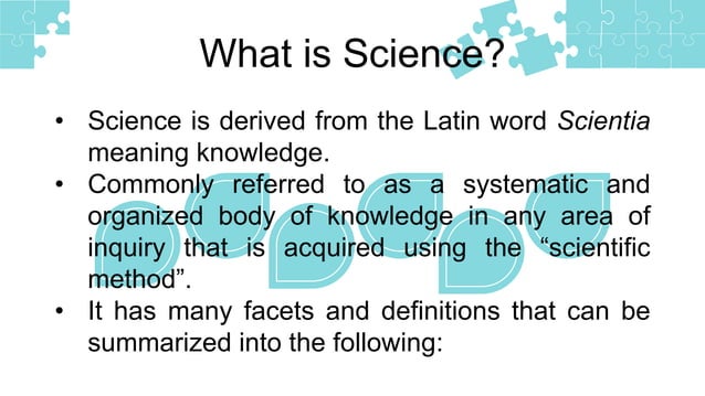 The elementary science curriculum | PPTX
