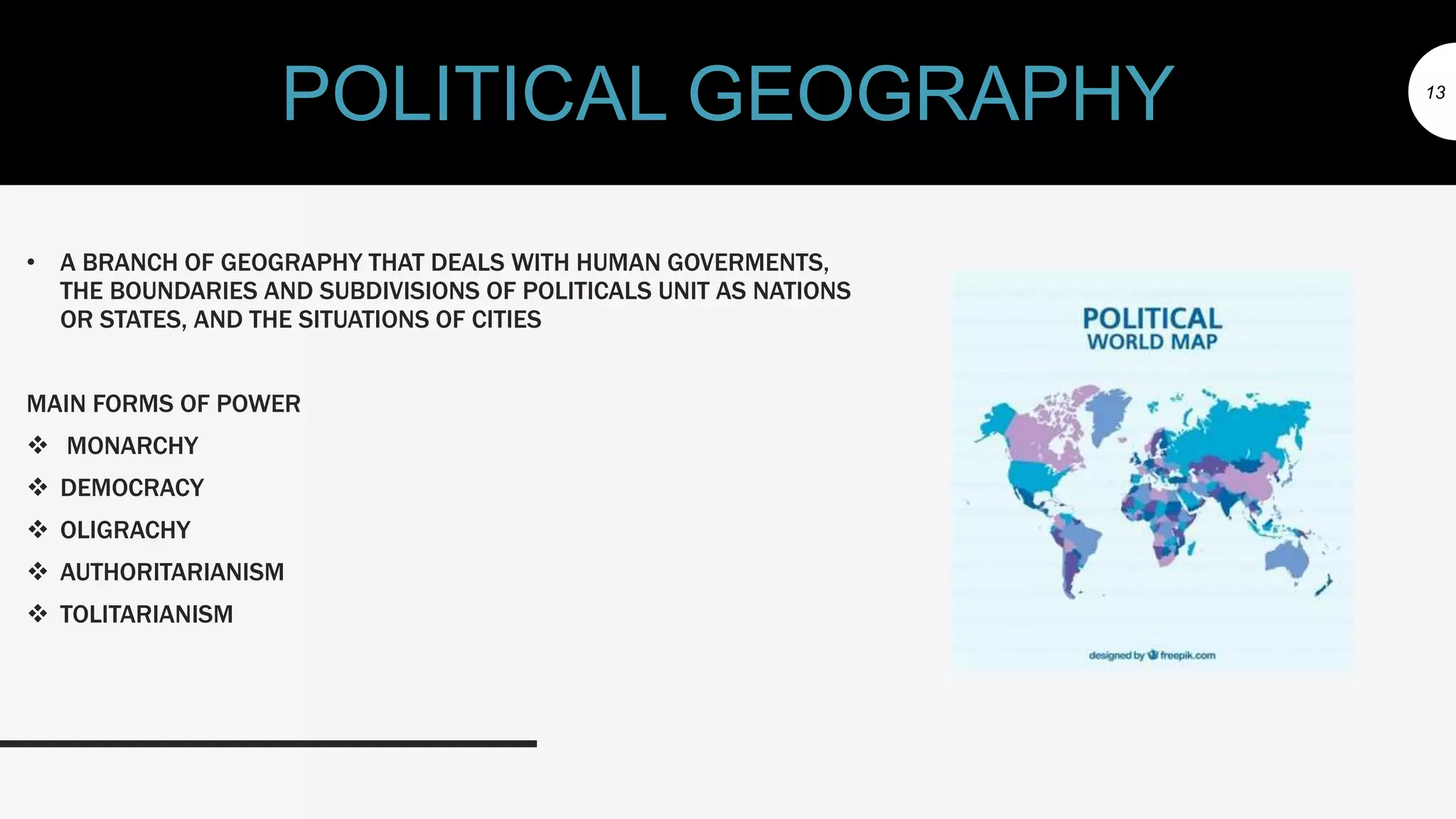The element of regional geography | PPTX