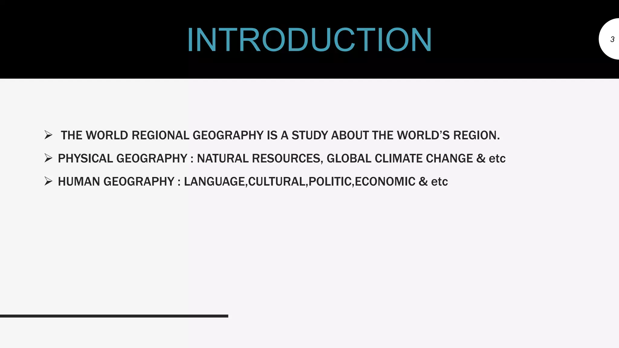The element of regional geography | PPTX