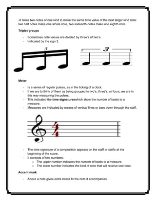 The elements and organization of music | DOCX