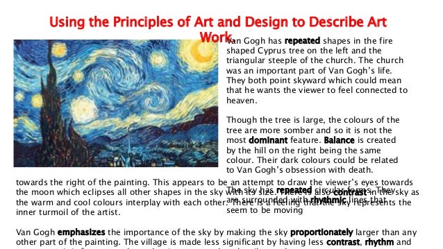 Analyzing Art Work Made Easy! Designed For Young Art Students