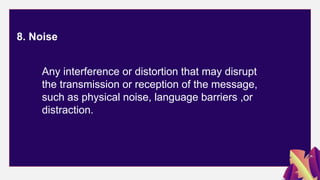 GE 5 : THE ELEMENTS OF COMMUNICATION PRESENTATION | PPTX