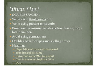 The Elements Of An Essay | PPT