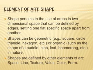 The Elements of Art | PPTX