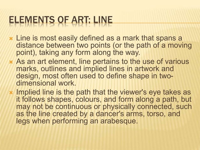 The Elements of Art | PPTX