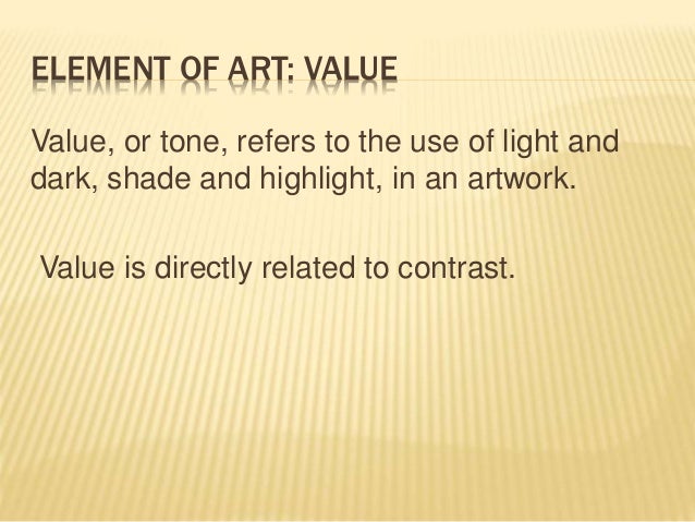 The Elements of Art