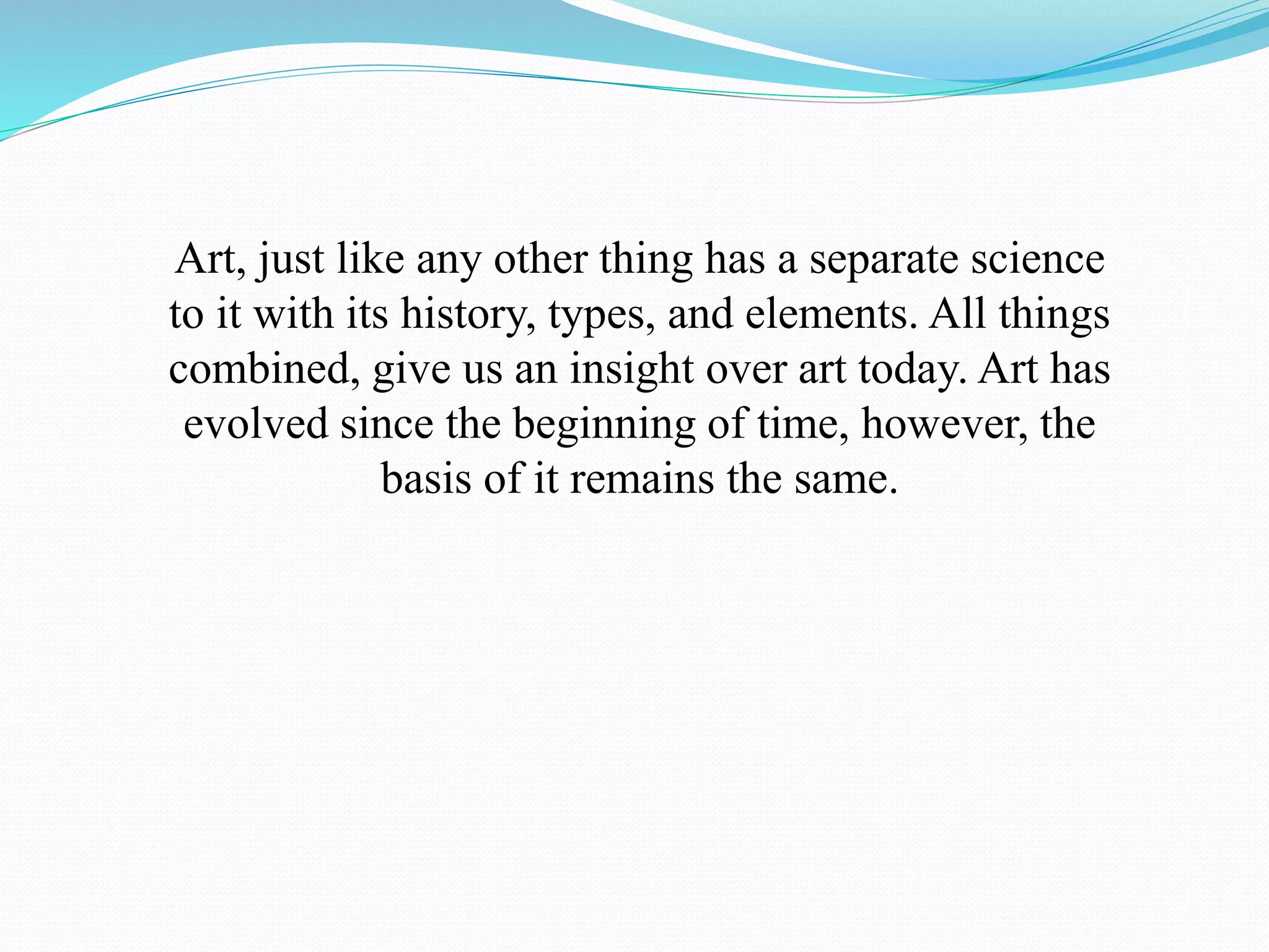 The Elements Of Art | PPT