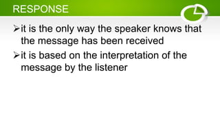 The elements of communication | PPTX