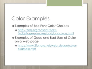 The Elements of Design - Color | PPTX