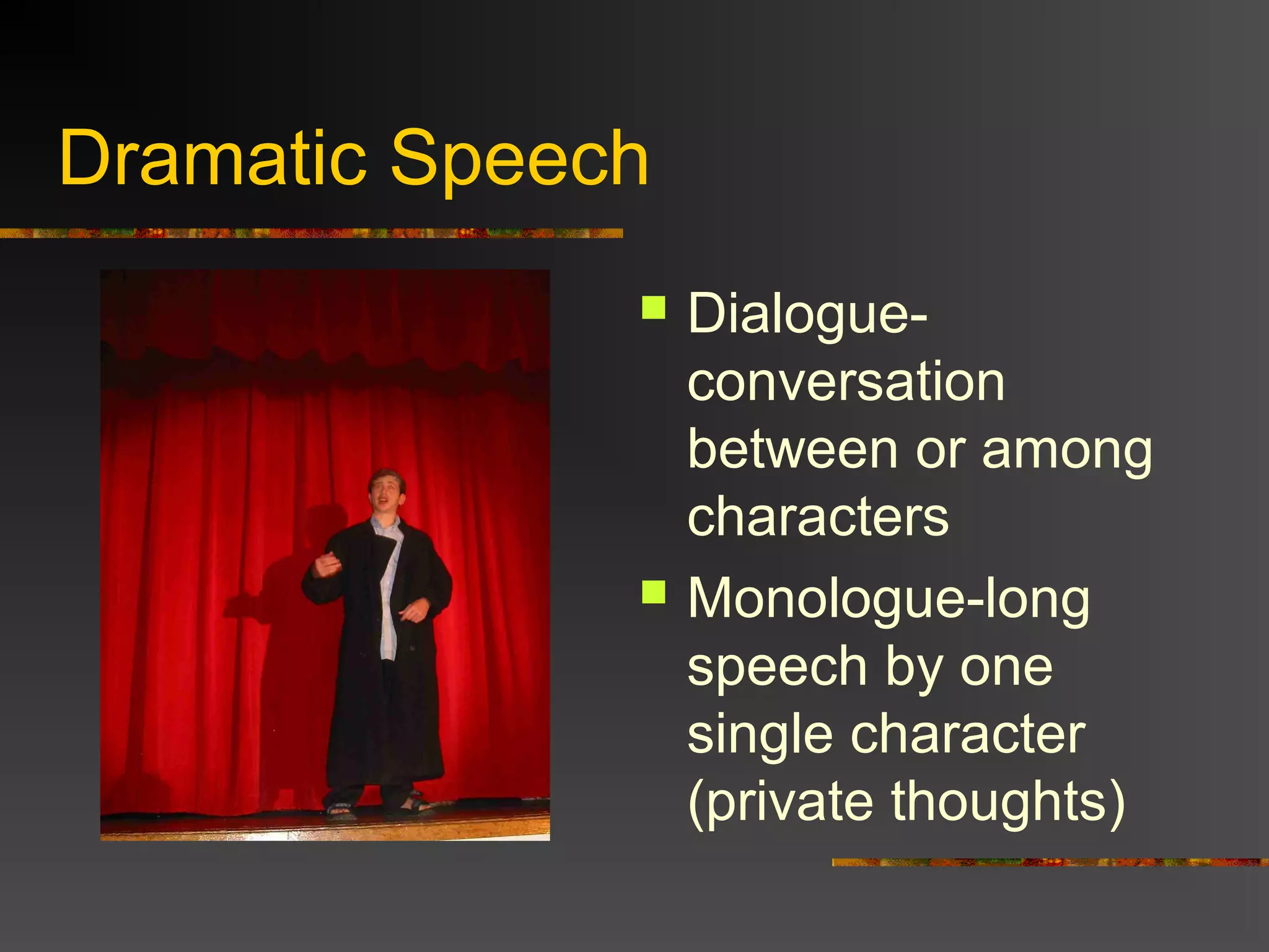 The elements of drama | PPT