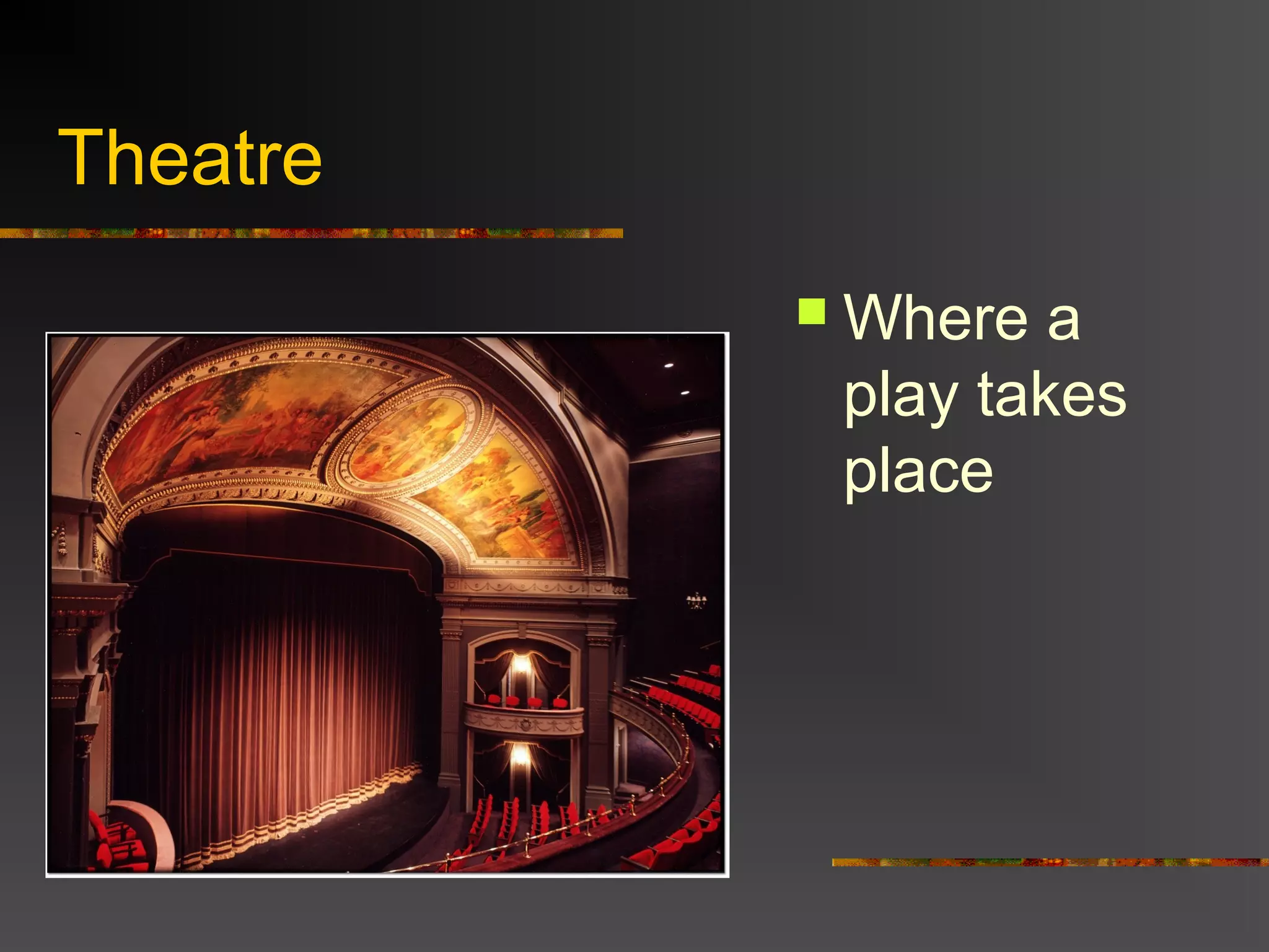 The elements of drama | PPT