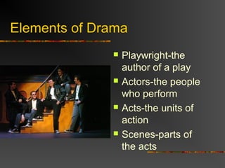 The elements of drama | PPT