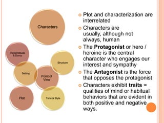 The elements of fiction | PPTX