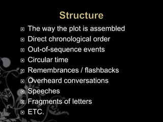 The Elements of Fiction - An Overview | PPT
