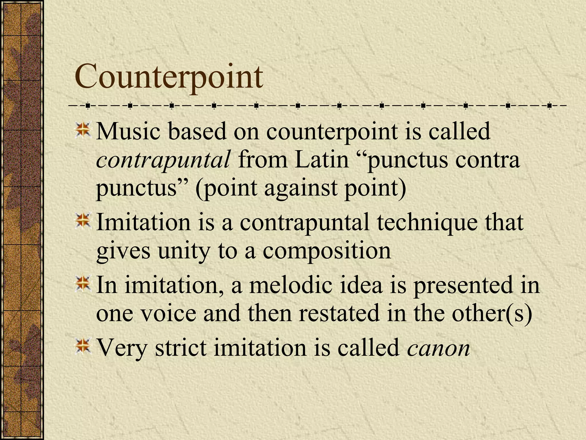The Elements of Music | PPT